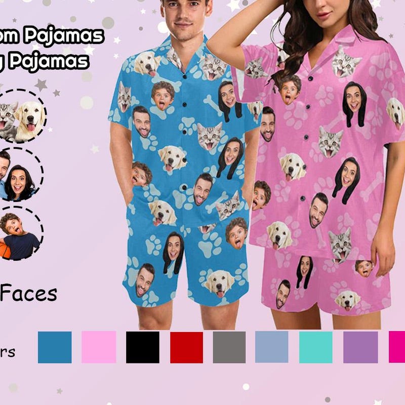Christmas Pyjamas Pajamas - Etsy