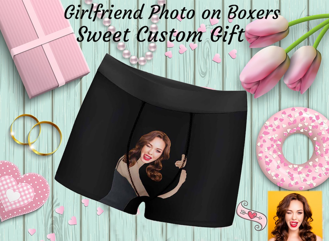 Custom Boxers Briefs With Face Personalized Photo Print Underwear for ...