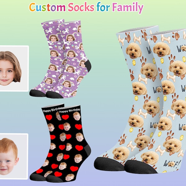 Photo Socks - Etsy
