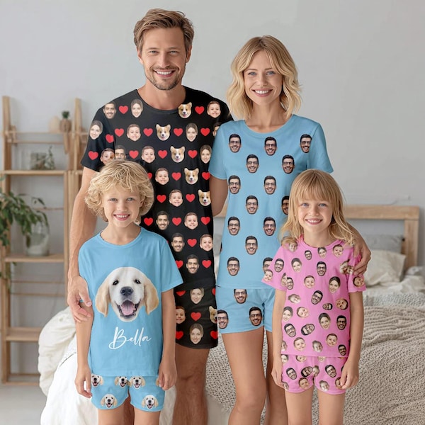 Custom Print Pajamas - Etsy Australia