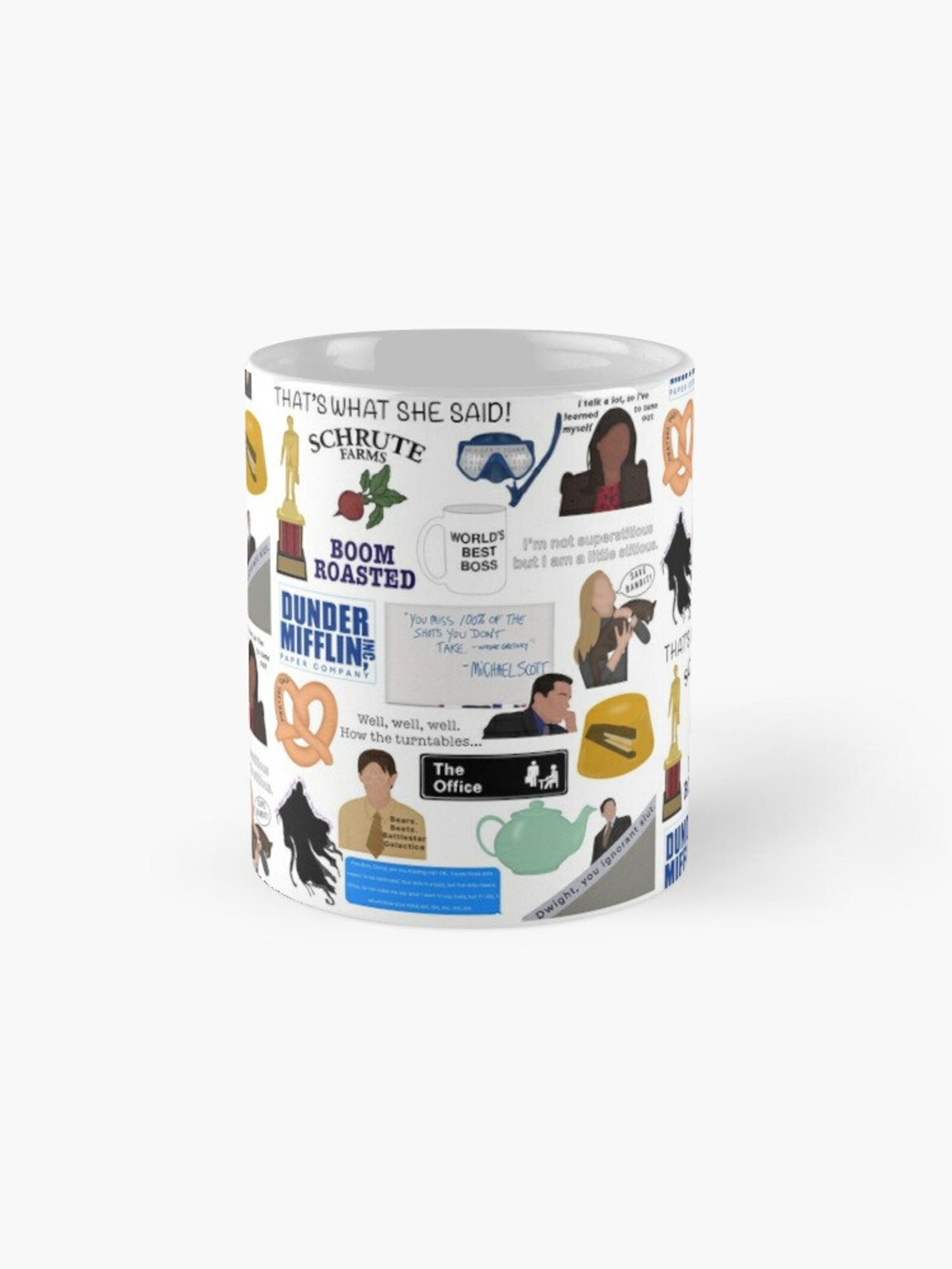The Office Collage Coffee Mug, the Office Mug, Michael Scott Mug ...