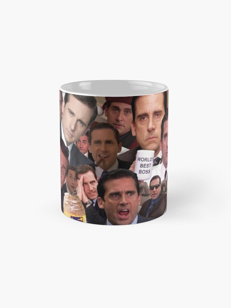 Michael Scott Collage Mug, Michael Scott Collage Mugs, Michael Scott ...