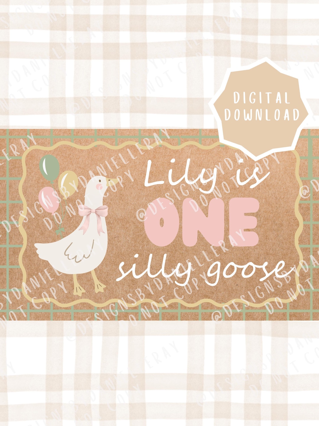 Digital One Silly Goose Banner Template | One Silly Goose First ...