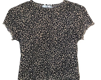 Cheetah Print Bandana Top - Etsy