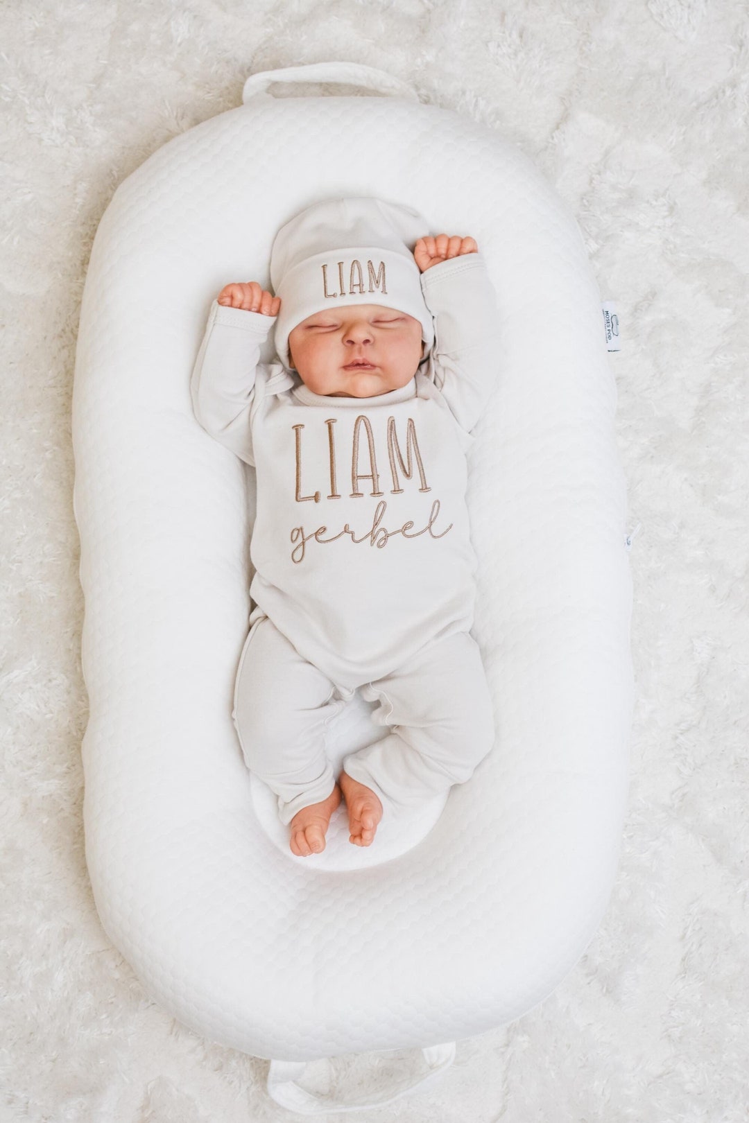 Newborn Welcome Home Outfit, Personalized Baby Gift, Custom Baby ...