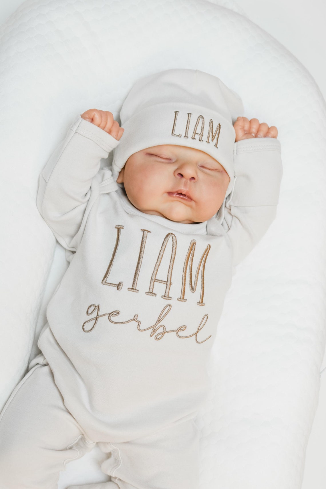 Baby Coming Home Outfit, Baby Gift, Custom Baby Outfit, Personalized ...