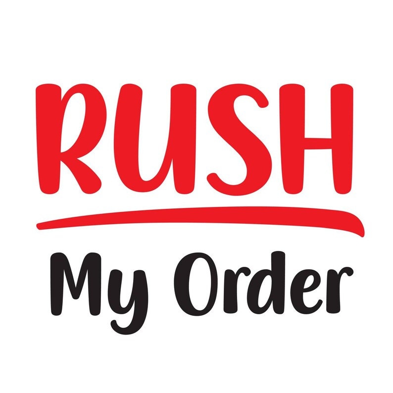RUSH ORDER 1-3 Days Processing Time - Etsy