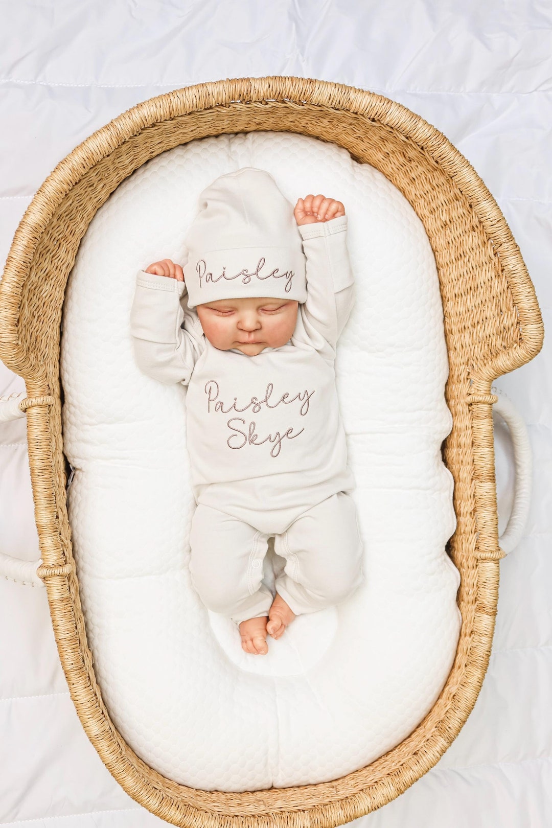 Baby Coming Home Outfit, Personalized Baby Gift, Custom Baby Apparel ...