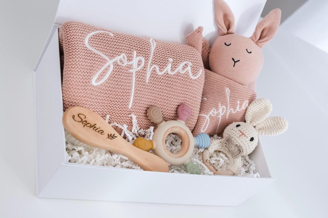 Baby Gift Box, Newborn Gift Box,personalized Baby Box,baby Shower Gift ...