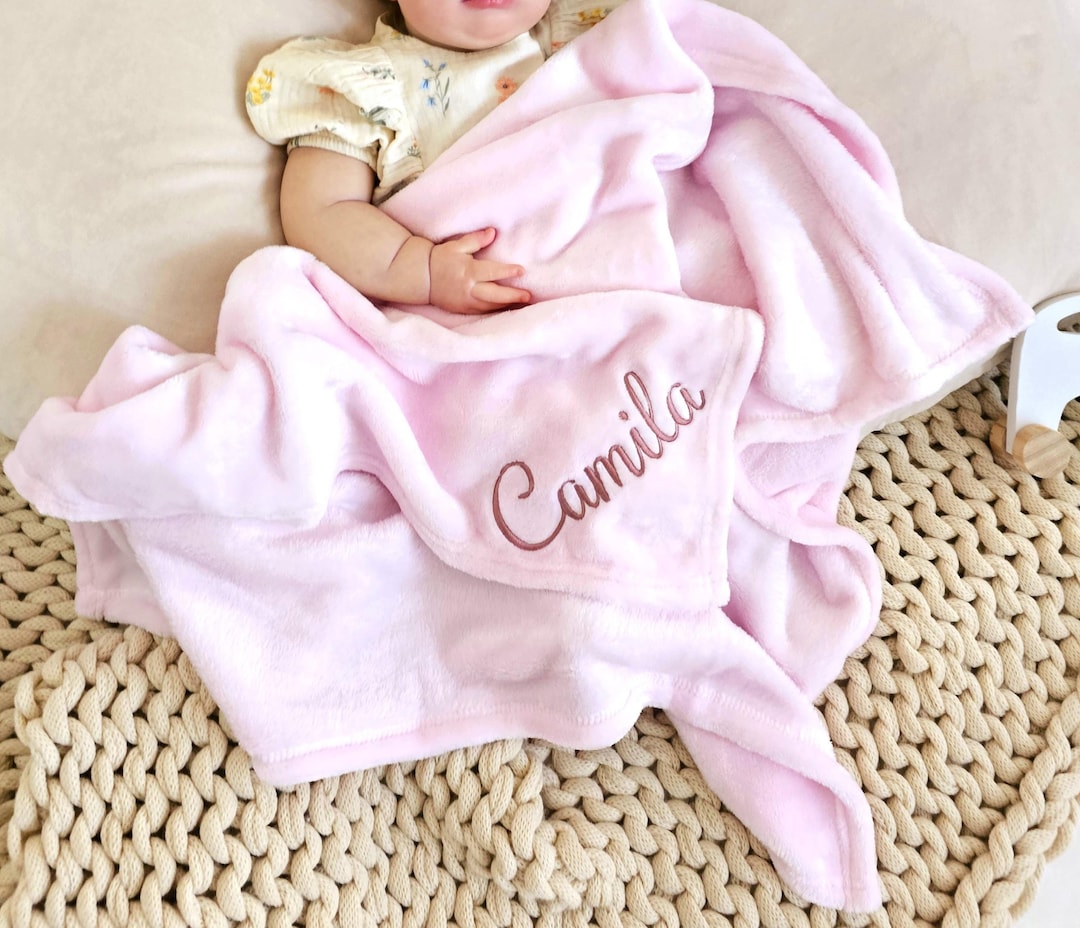 Fleece Baby Blanket/custom Baby Blanket With Name /baby Shower Gift ...