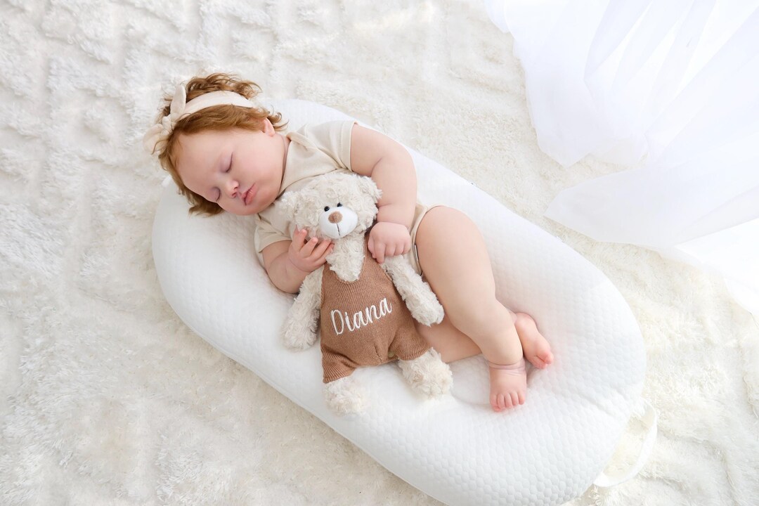 Plush Stuffed Bear Toy, Embroidered Baby Name Baby Shower Gift, Gift ...