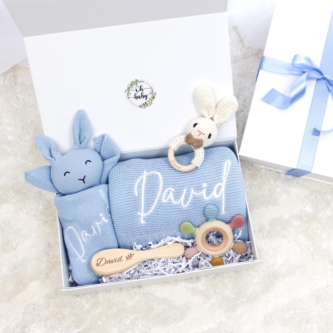 Baby Gift Box, Newborn Gift Box, Personalized Baby Box, Baby Shower ...