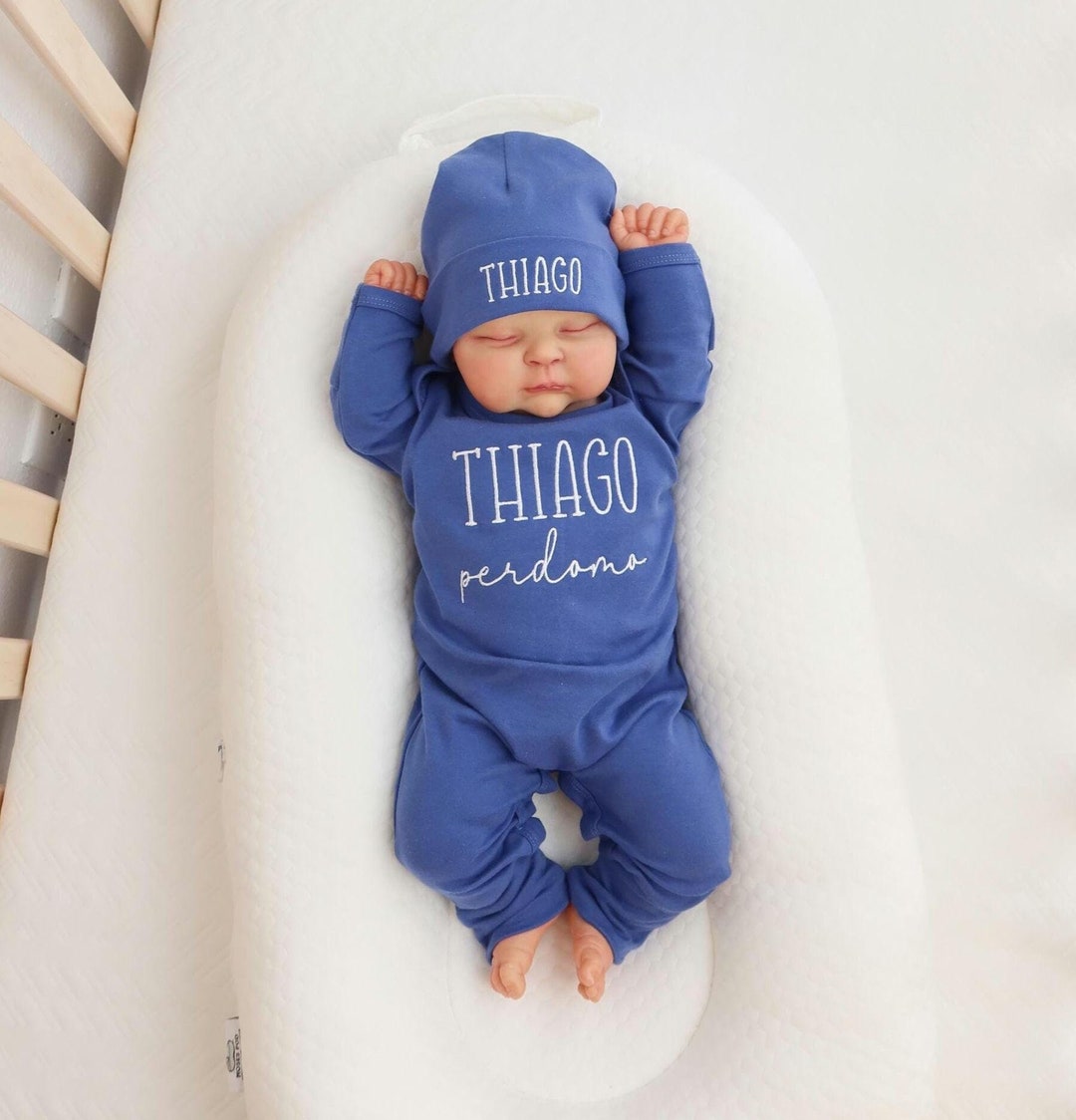 Baby Boy Outfit, Coming Home Personalized Baby Gift, Custom Baby ...