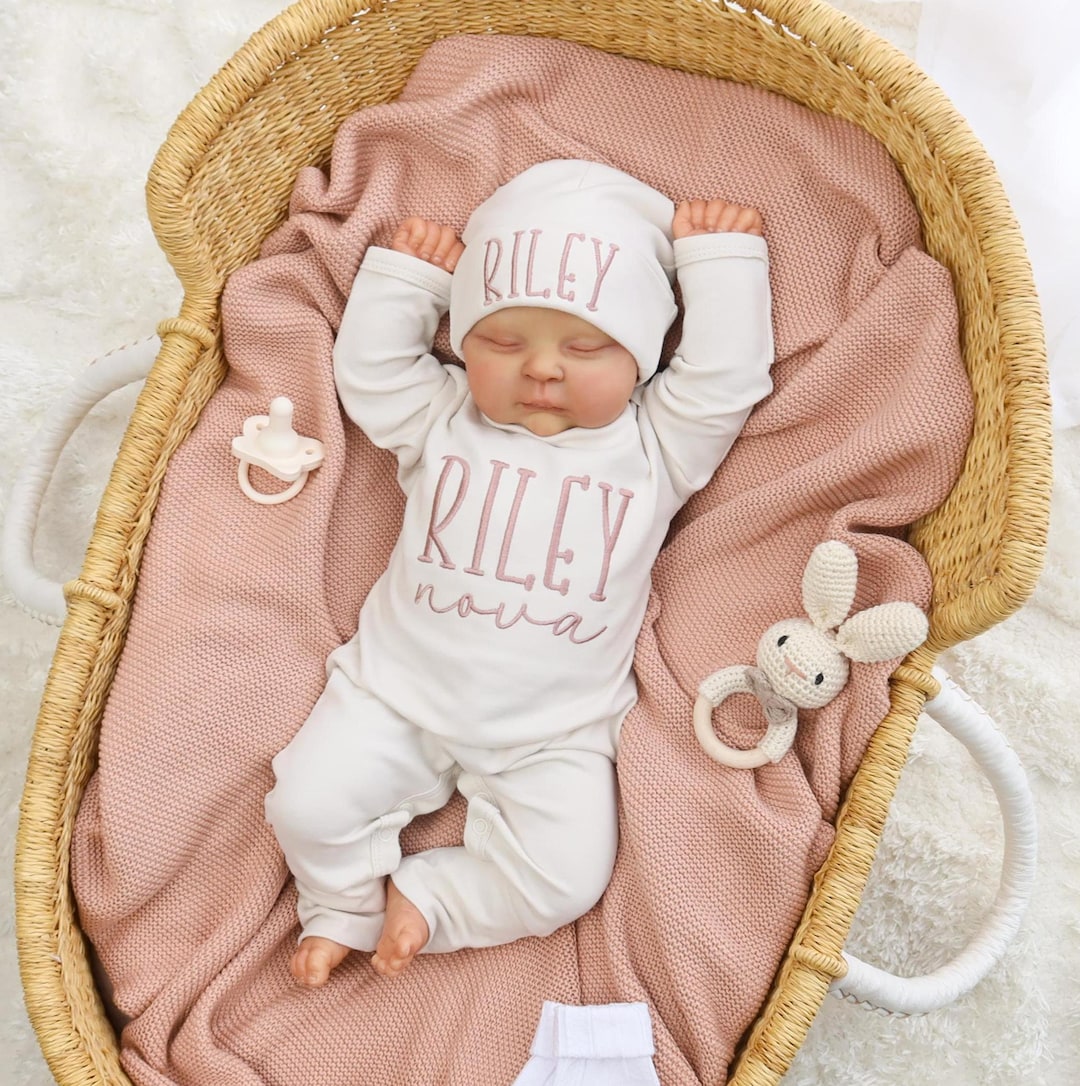 Baby Coming Home Outfit, Personalized Baby Gift, Custom Baby Apparel ...