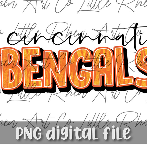 Cincinnati Bengals Font - Etsy