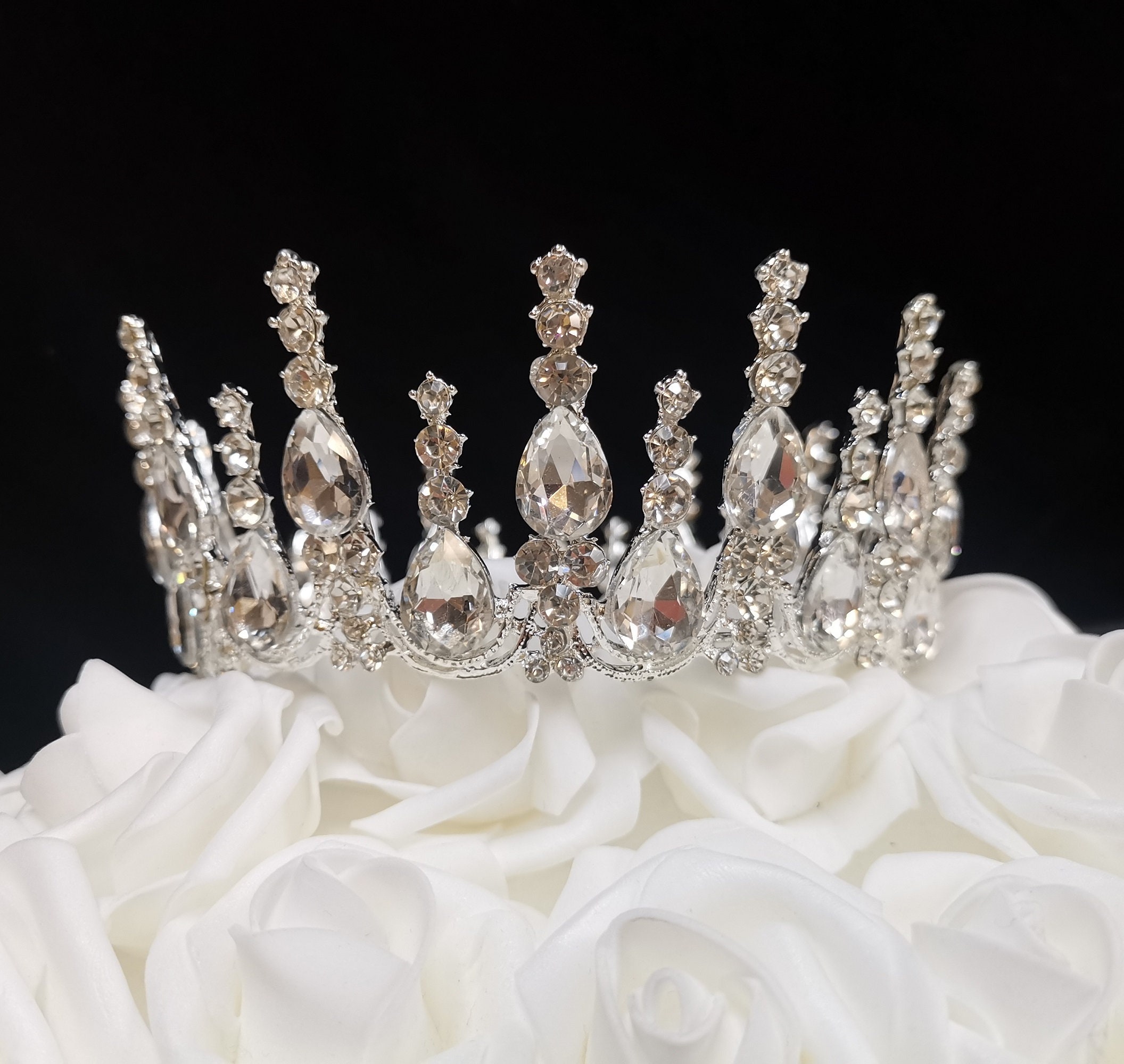 Crystal Rhinestone Crown for Wedding Birthday Bridal Shower - Etsy