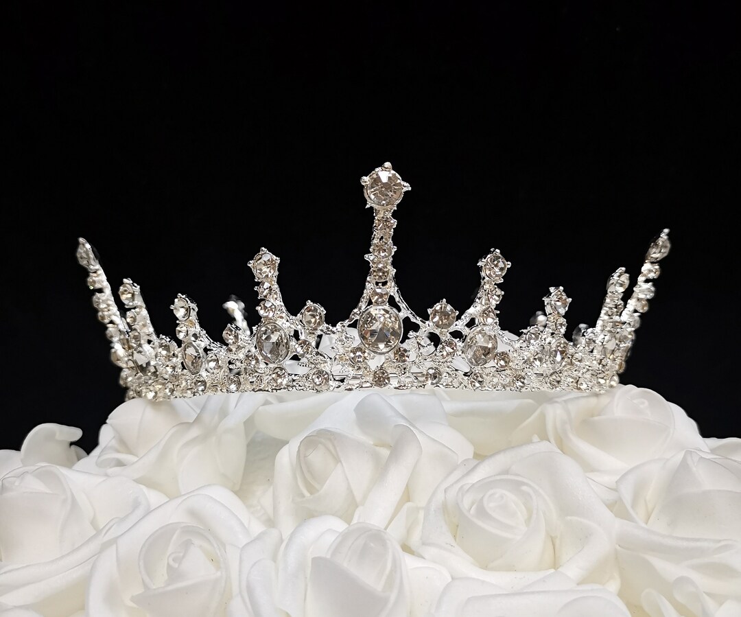 Rhinestone Crown for Wedding, Birthday, Bridal Shower, Retirement or ...