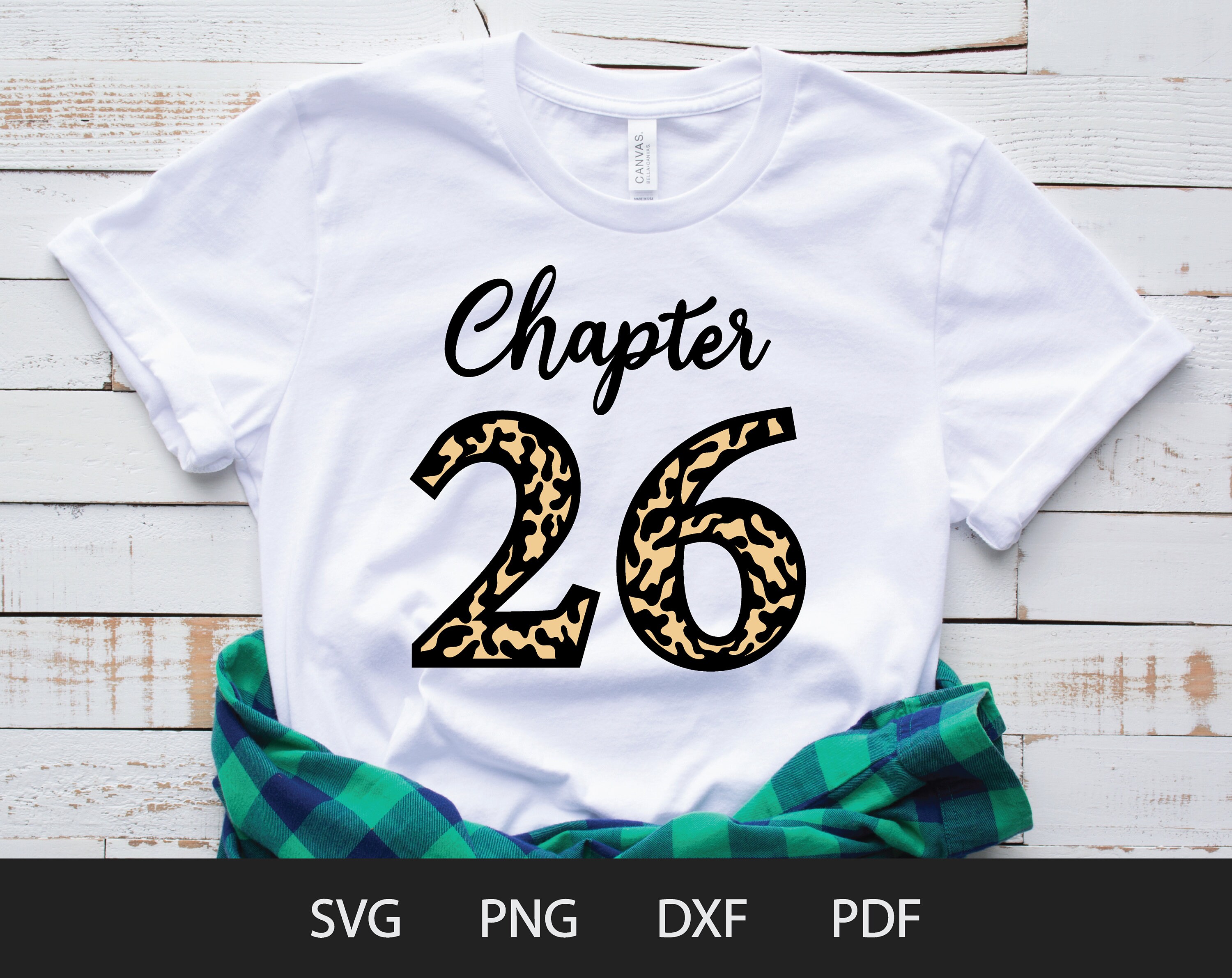 Chapter 26 SVG File Leopard Birthday Cut File | Etsy
