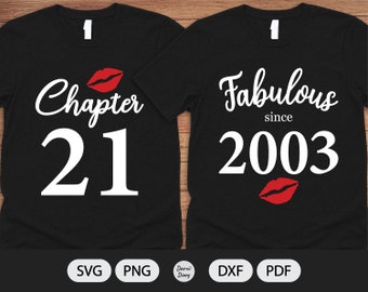 Chapter 48, Fabulous Since Birth Year 1976 SVG File Birthday Kiss Cut ...