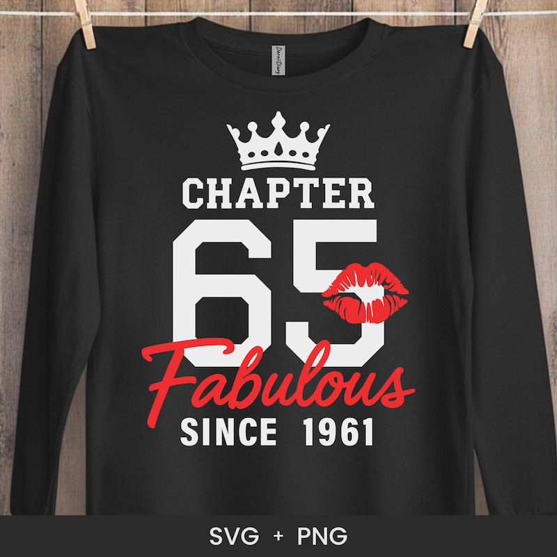 65th Birthday Svg - Etsy