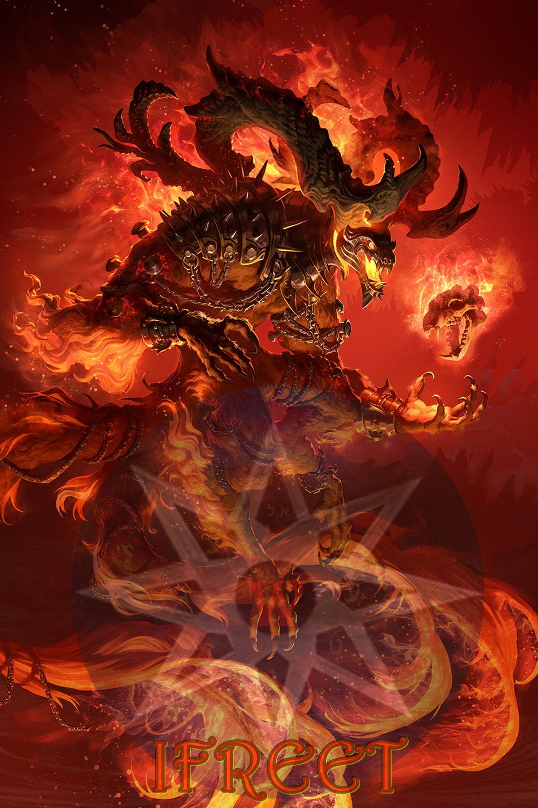 Ifreet / Djinn / Custom Conjure / Spirit Companions / Dark Entity ...