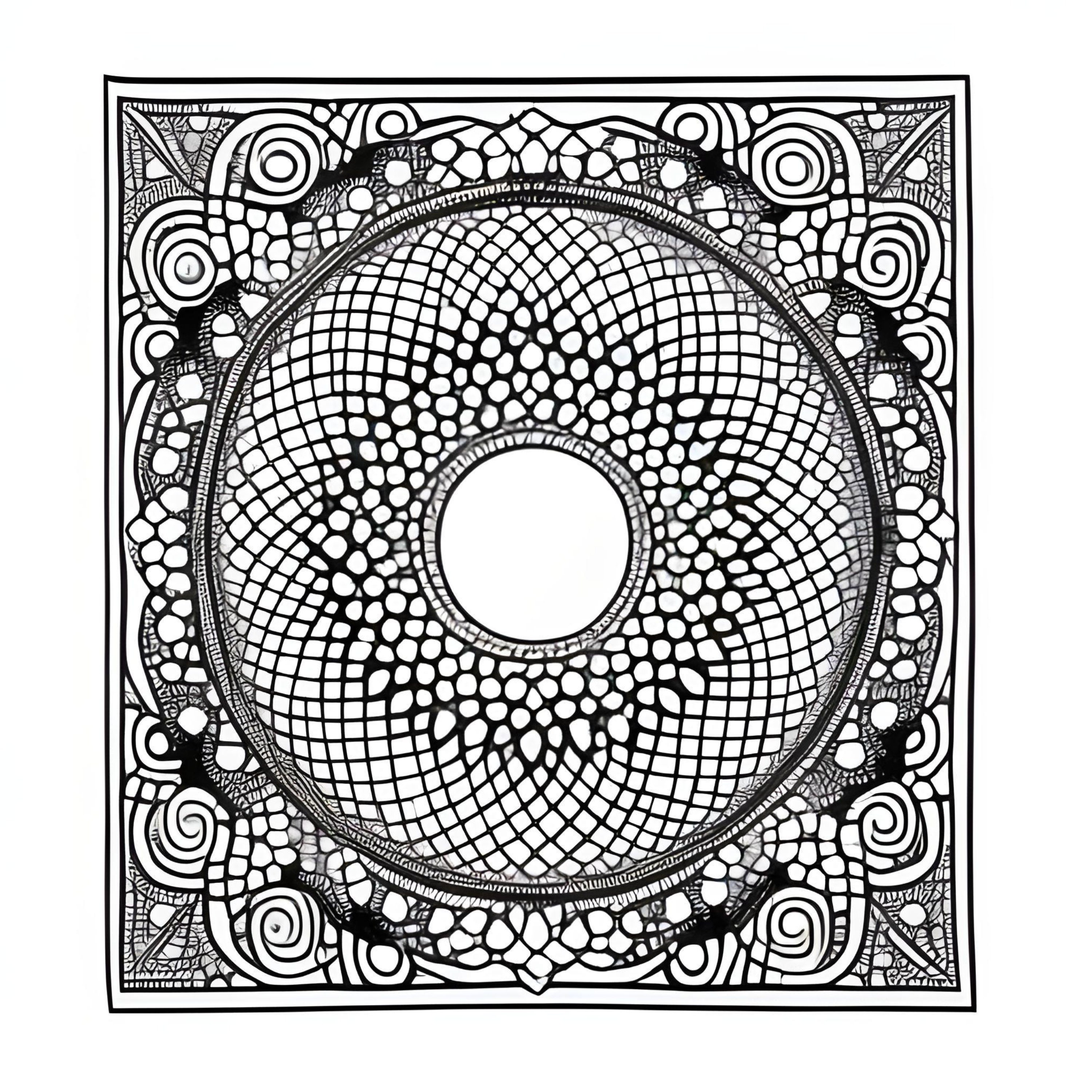 10 Mandala Coloring Pages, Peaceful and Calming Coloring - Etsy