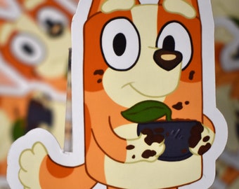 Bluey Chibi Inspired Handmade Stickers Bluey & Bingo - Etsy