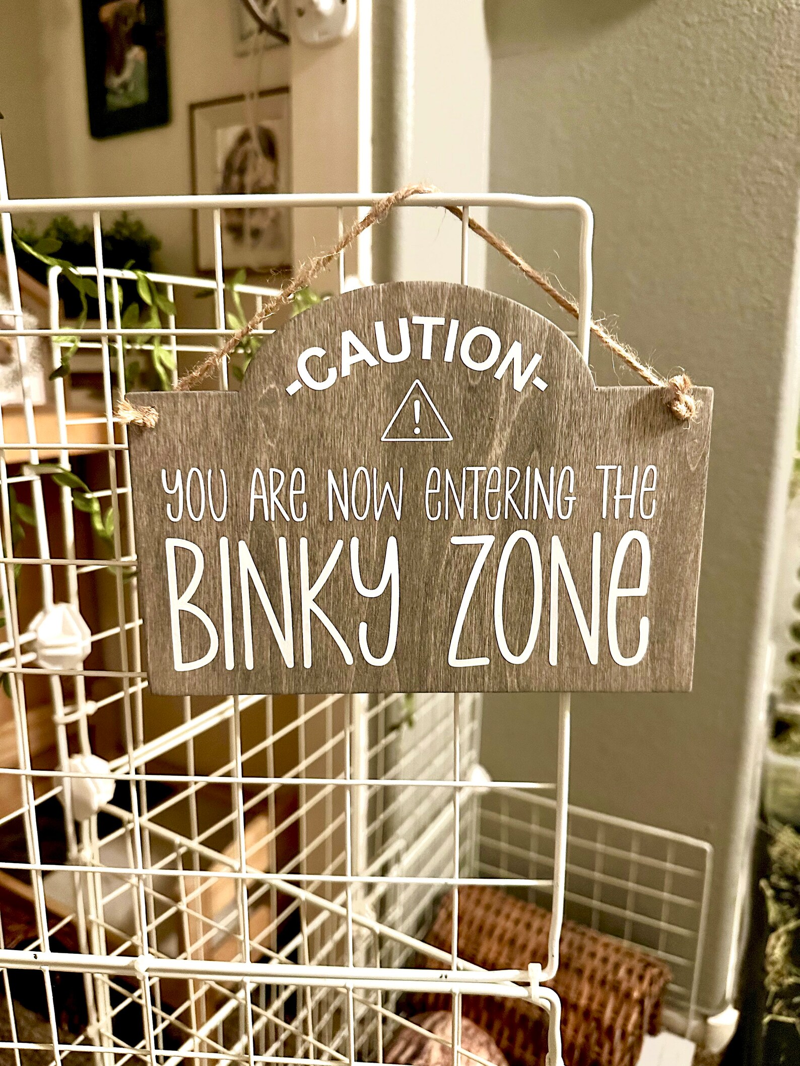 Grey Small Wooden Hanging Quote Sign Decor for Small Pets/bunny/rabbit ...
