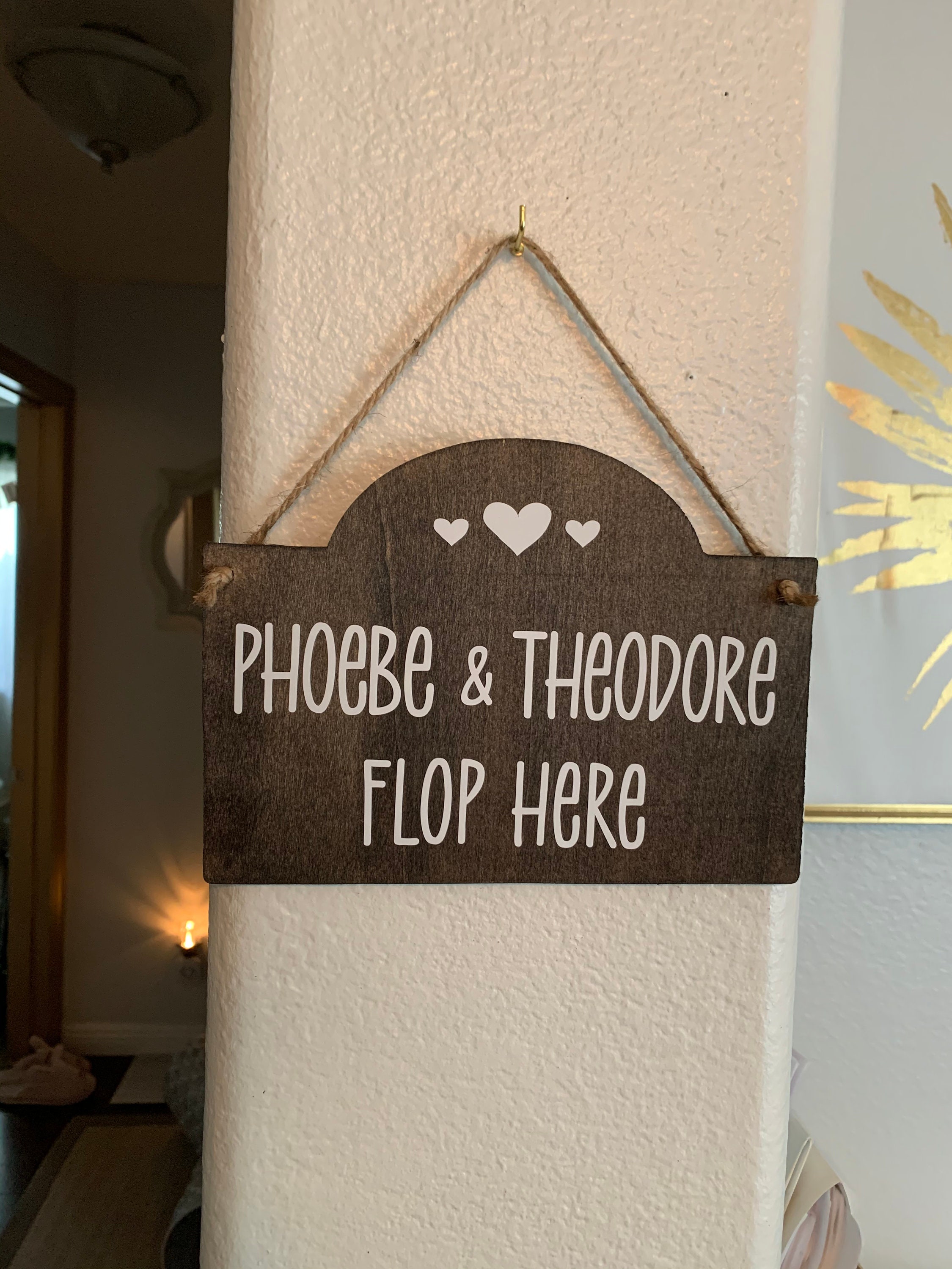 Brown Small Wooden Hanging Sign Custom-made Decor Personalized | Etsy