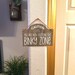 Grey Small Wooden Hanging Quote Sign Decor for Small Pets/bunny/rabbit ...