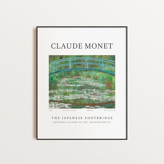 Claude Monet Artist Gallery Poster digital Print - Etsy