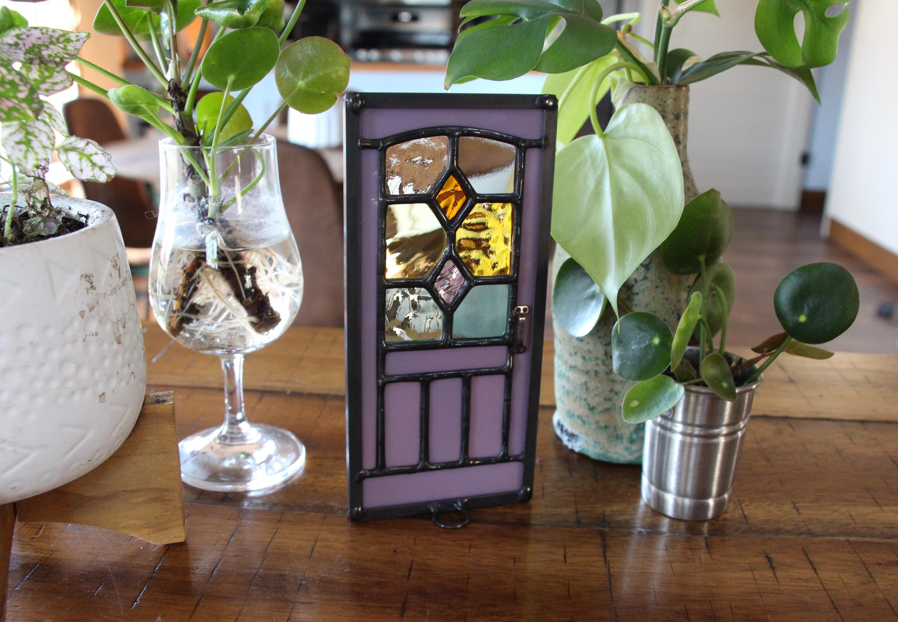 PATTERNS • Minature Stained Glass Door and Windows Patterns • Digital ...