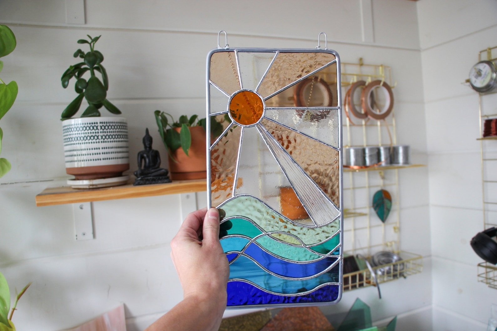 PATTERNS 2 Ocean Sunshine Stained Glass Patterns Digital - Etsy