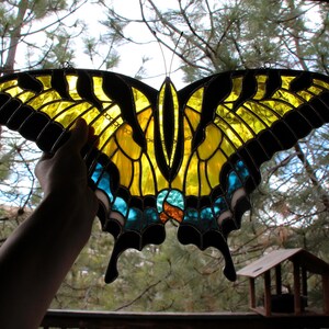 PATTERN • Swallowtail Butterfly Stained Glass Patterns • Digital ...