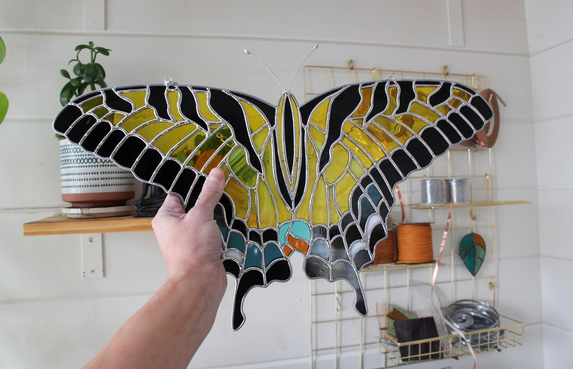 Swallowtail Butterfly Stained Glass Patterns