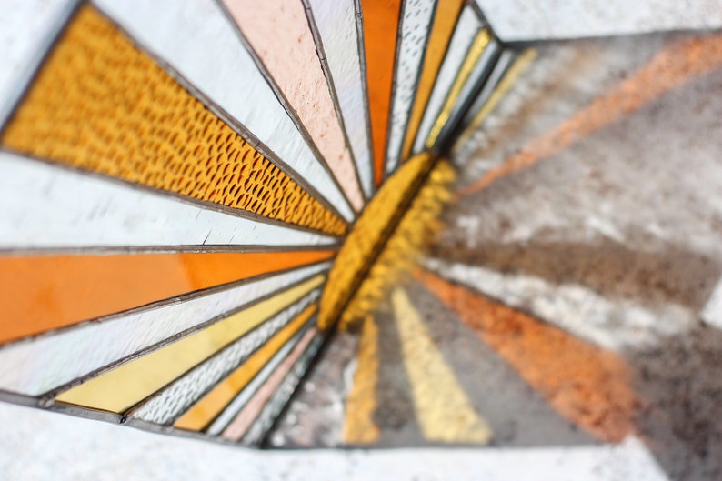 PATTERN Sunburst Panel Stained Glass Pattern Digital - Etsy