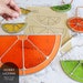 PATTERNS • Fruit Slice Stained Glass Patterns • Digital Download: Hobby ...