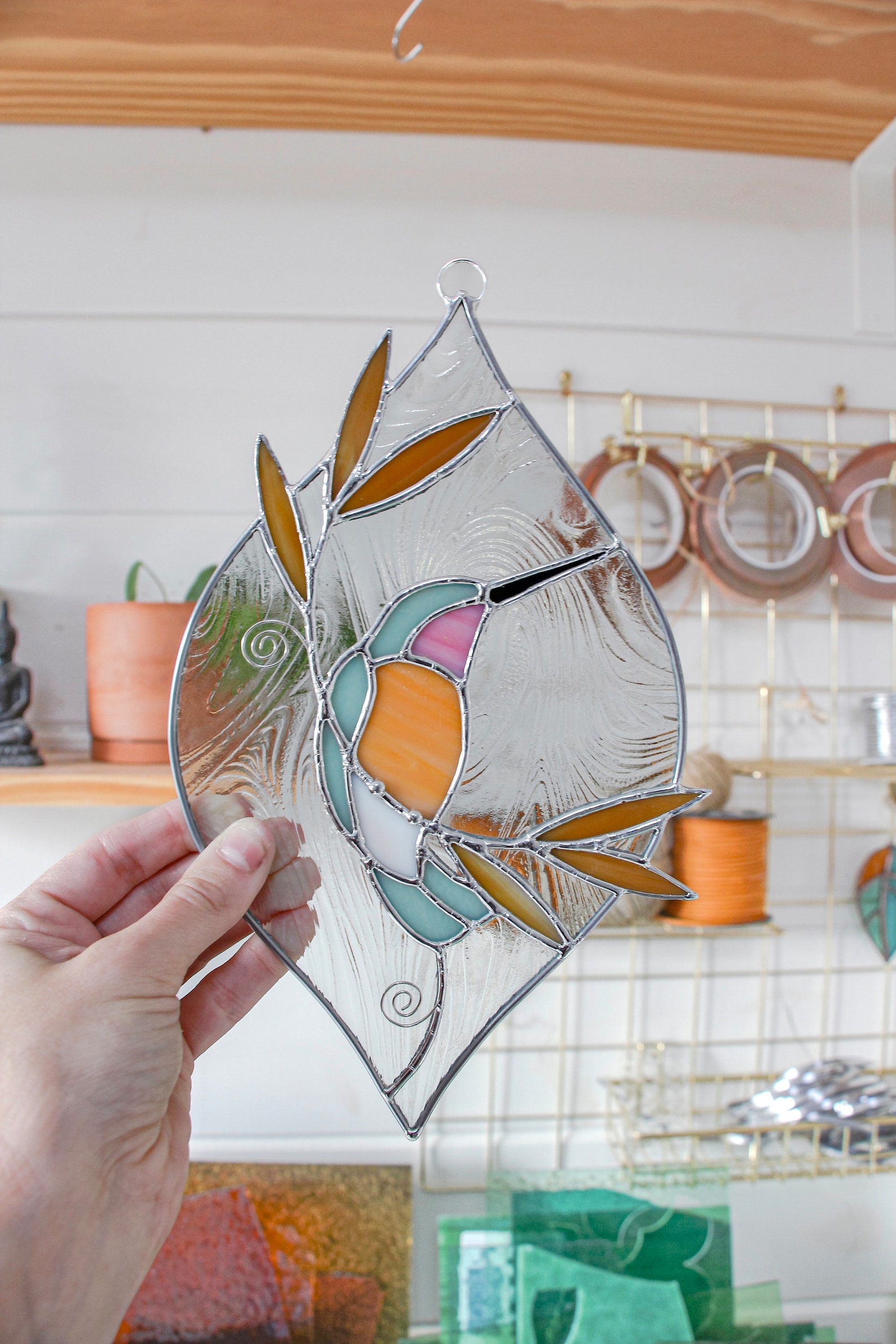 PATTERNS • Hummingbird Stained Glass Patterns • Digital Download: Hobby ...