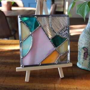 PATTERNS • Miniature Stained Glass Panel for Easels • Digital Download ...