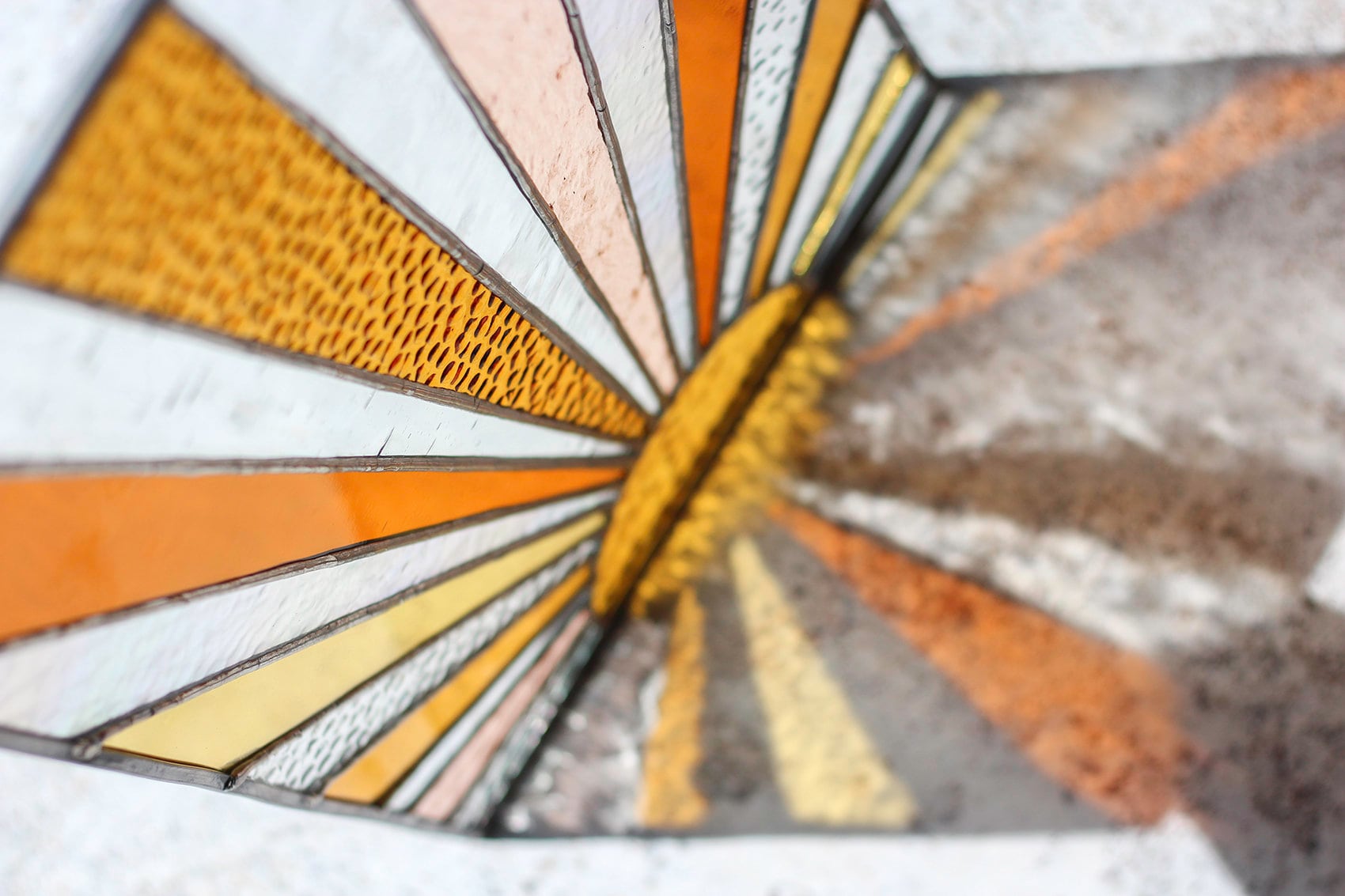 PATTERN • Sunburst Panel Stained Glass Pattern • Digital Download ...