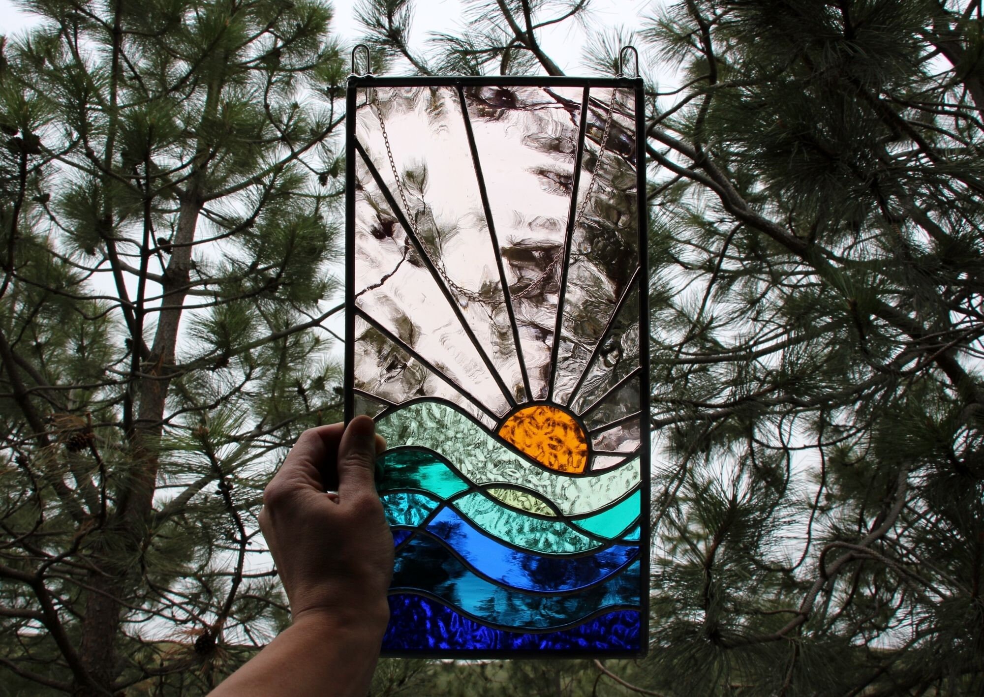 PATTERNS 2 Ocean Sunshine Stained Glass Patterns Digital - Etsy