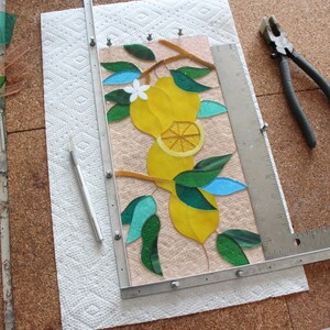 PATTERN • Lemons and Oranges Stained Glass Patterns • Digital Download ...