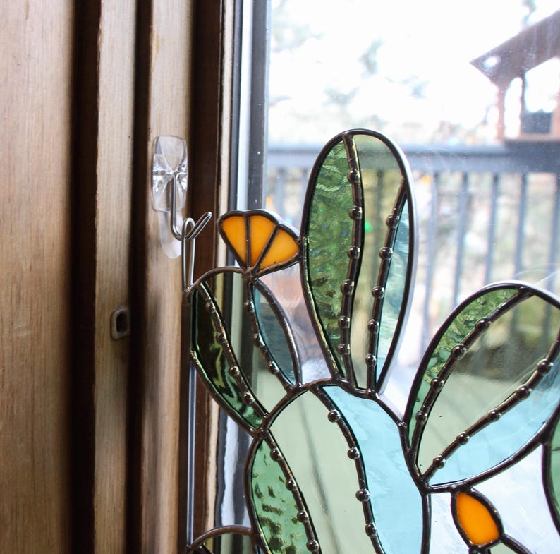 PATTERNS • Floral Cactus Stained Glass Patterns • Digital Download ...