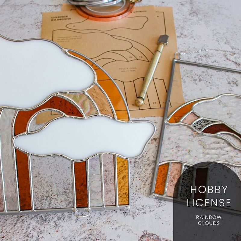 Stained Glass Cloud - Etsy