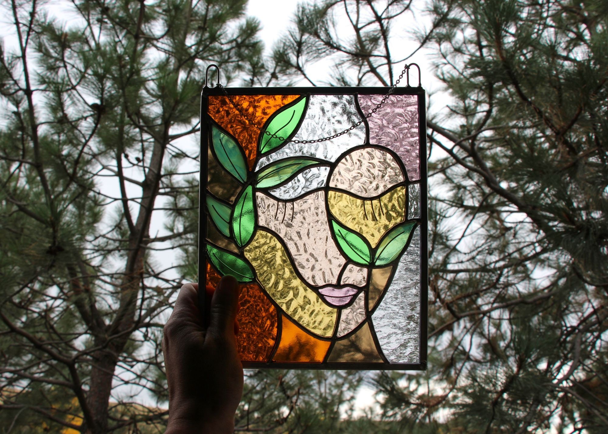 PATTERNS Plant Goddess Stained Glass Pattern Digital - Etsy