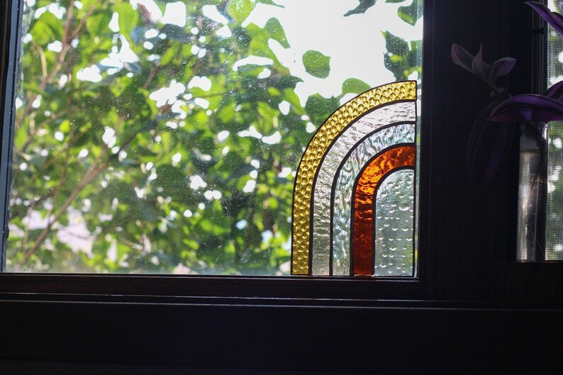 PATTERNS • 4 Standing Rainbow Stained Glass Patterns • Digital Download ...