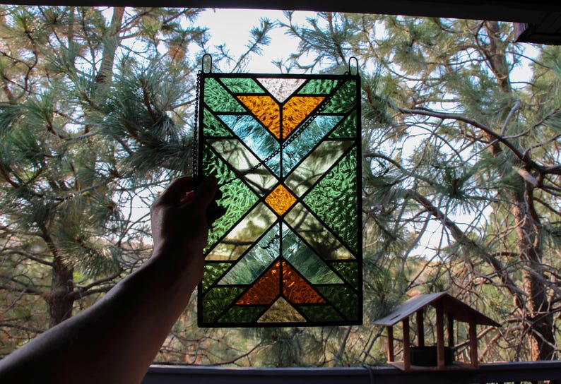 PATTERNS • Geometric Shapes Stained Glass Patterns • Digital Download ...