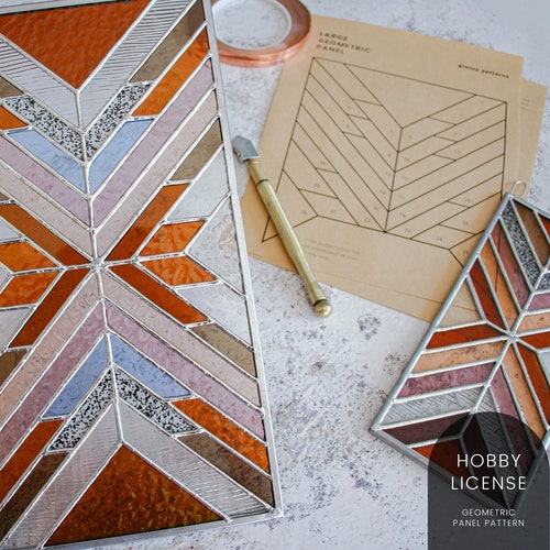 Prairie Stained Glass Pattern PDF Download - Etsy