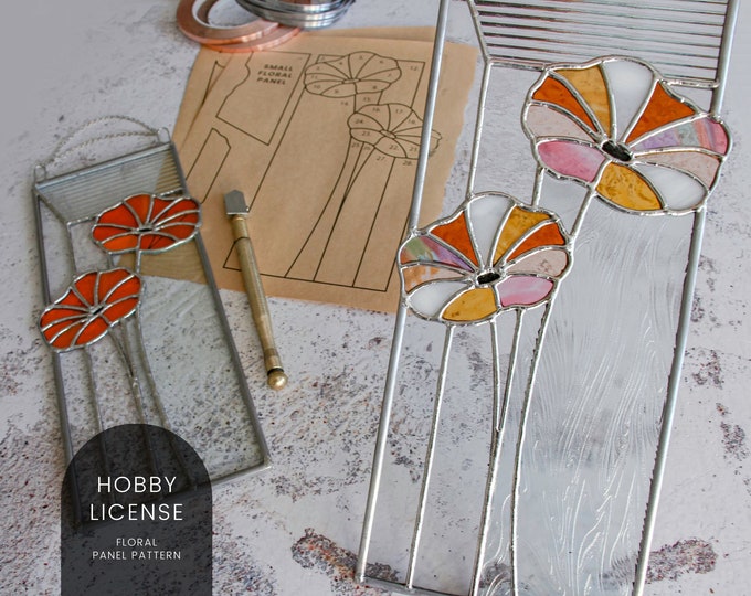PATTERN * Wildflower Stained Glass * Hobby License - Etsy Canada