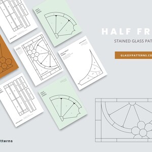 PATTERN • Half Fruit Stained Glass Pattern • Digital Download ...